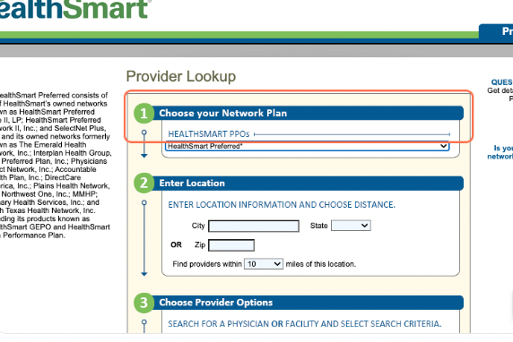 How do I use the HealthSmart Provider Search Tool? – Vitable Health