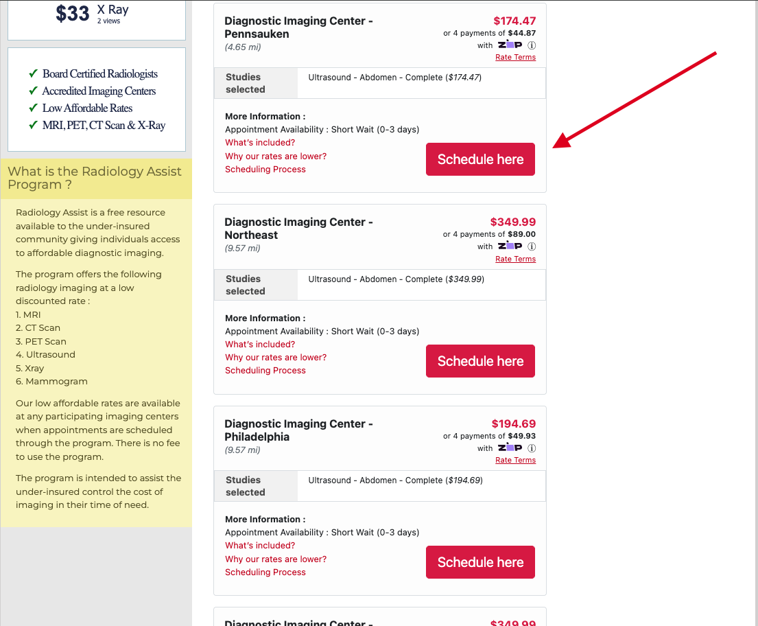 How to Register for Imaging Services through Radiology Assist – Vitable ...